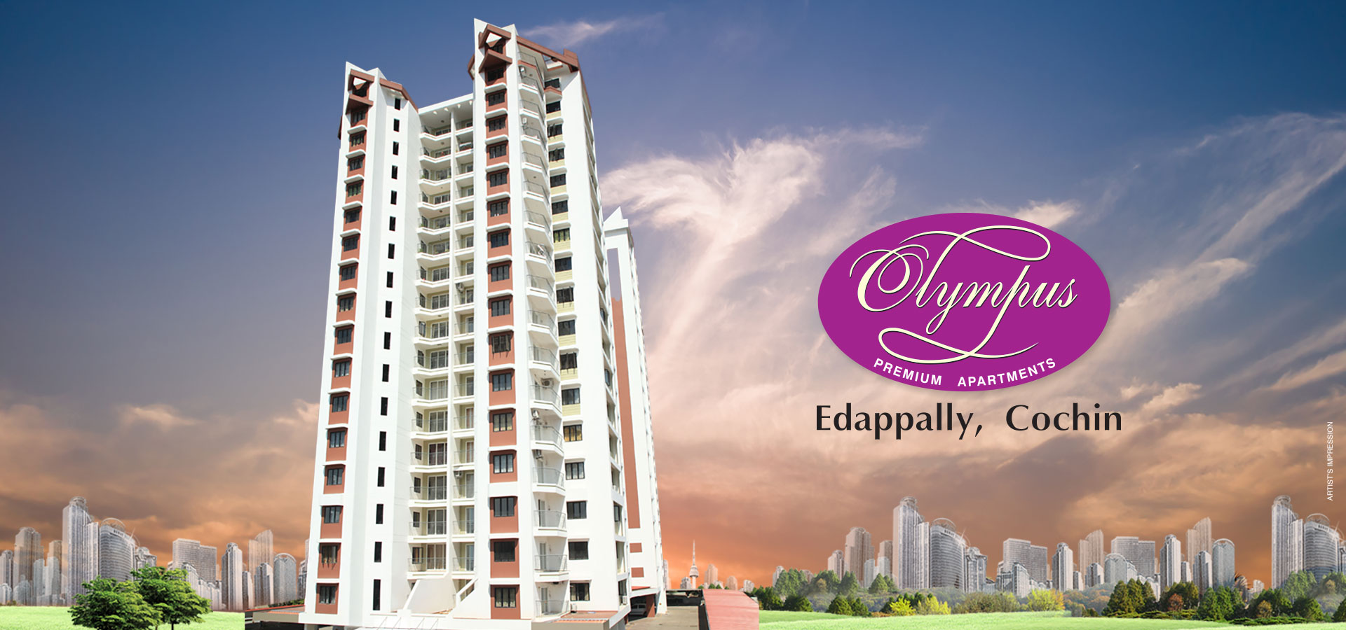 Olympus Apartments - 2, 3 and 4 BHK Flats in Edappally